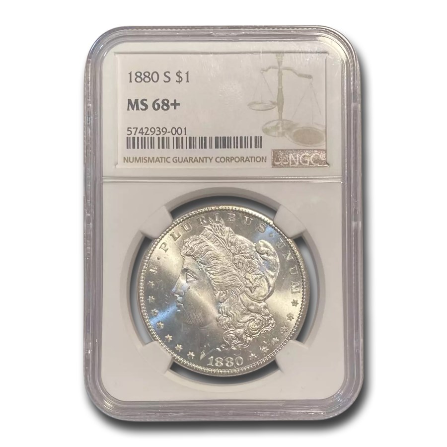 Buy 1880-S Morgan Dollar MS-68+ NGC | APMEX