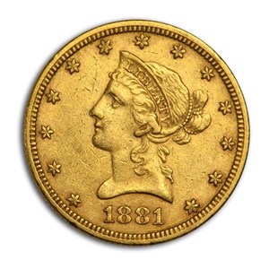 Buy 1881 $10 Liberty Gold Eagle XF | APMEX