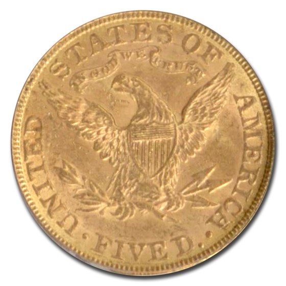 Buy 1881 $5 Liberty Gold Half Eagle MS-61 PCGS | APMEX
