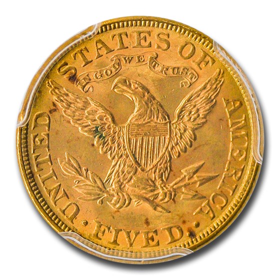 Buy 1881 $5 Liberty Gold Half Eagle MS-64 PCGS | APMEX