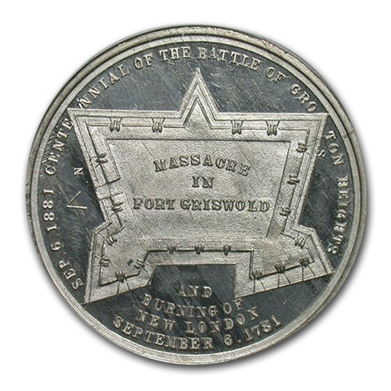 Buy 1881 Battle of Groton Heights PF-64 NGC (HK-125) | APMEX