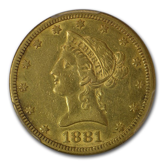 Buy 1881-CC $10 Liberty Gold Eagle XF-45 PCGS | APMEX