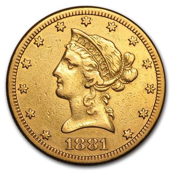 Buy 1881-CC $10 Liberty Gold Eagle XF | APMEX
