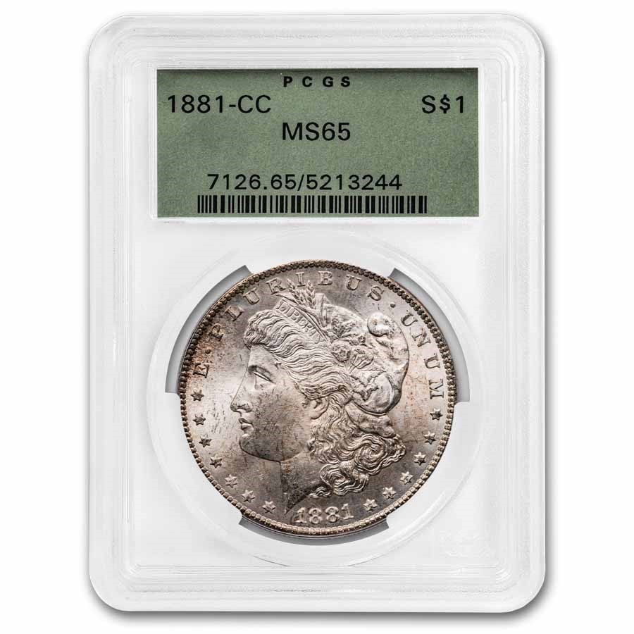 Buy 1881-CC Morgan Dollar MS-65 PCGS | APMEX