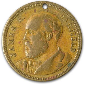 Buy 1881 James Garfield Bronze Inaugural Medal | APMEX