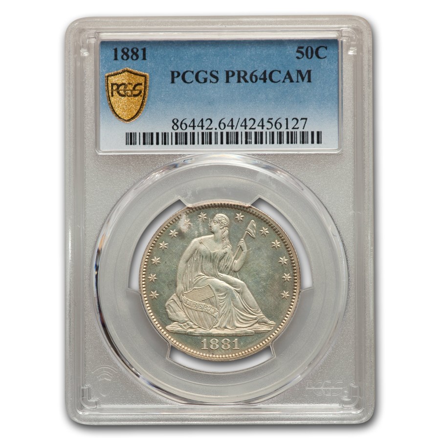 Buy 1881 Liberty Seated Half Dollar PR-64 Cameo PCGS | APMEX