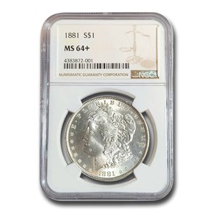 Buy 1881 Morgan Dollar MS-64+ NGC | APMEX