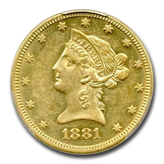 Buy 1881-O $10 Liberty Gold Eagle AU-58 PCGS | APMEX