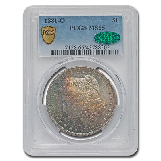 Buy 1881-O Morgan Dollar MS-65 PCGS (CAC) | APMEX