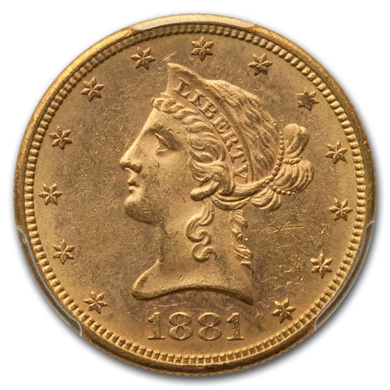 Buy 1881-S $10 Liberty Gold Eagle MS-63 PCGS | APMEX