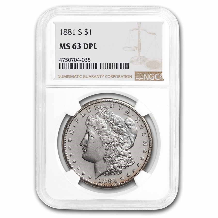 Buy 1881-S Morgan Dollar MS-63 NGC (DPL) | APMEX