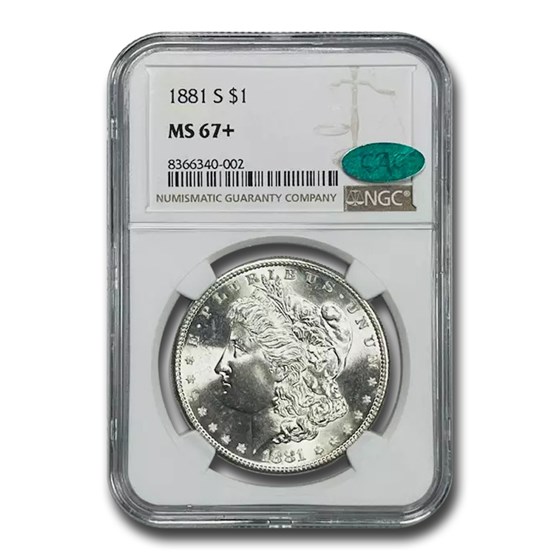 Buy 1881-S Morgan Dollar MS-67+ NGC CAC | APMEX