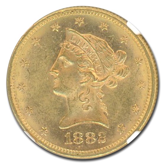 Buy 1882 $10 Liberty Gold Eagle MS-62 NGC | APMEX