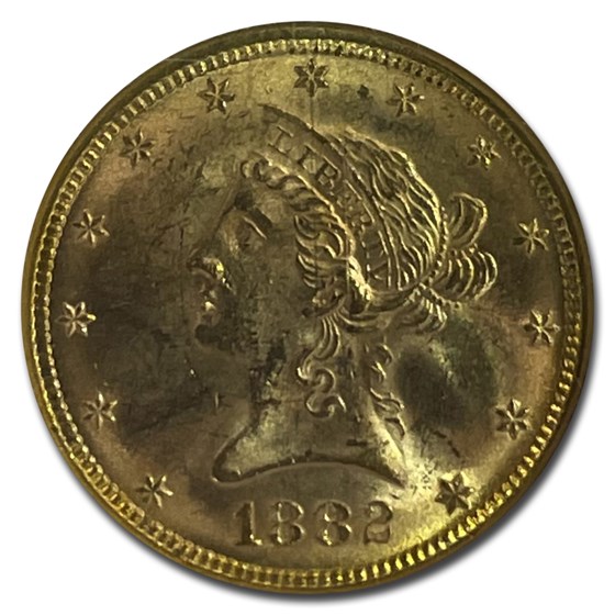 Buy 1882 $10 Liberty Gold Eagle MS-63 NGC | APMEX