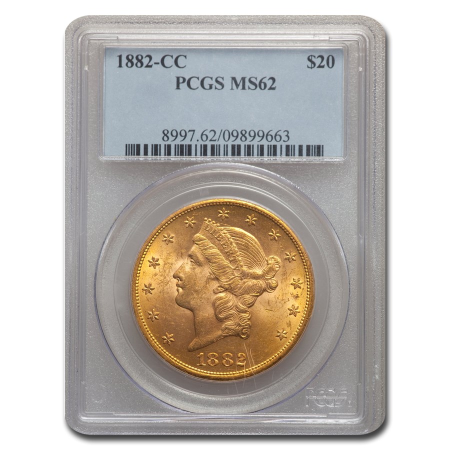 Buy 1882-CC $20 Liberty Gold Double Eagle MS-62 PCGS | APMEX