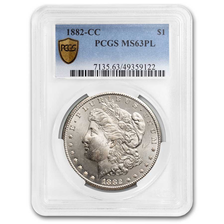 Buy 1882-CC Morgan Dollar MS-63 PL PCGS | APMEX