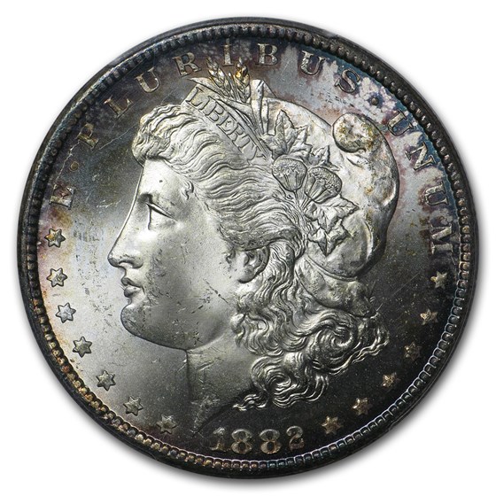 Buy 1882-CC Morgan Dollar MS-65 PCGS (Toned) | APMEX