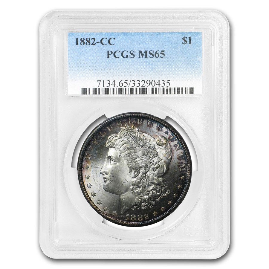 Buy 1882-CC Morgan Dollar MS-65 PCGS (Toned) | APMEX