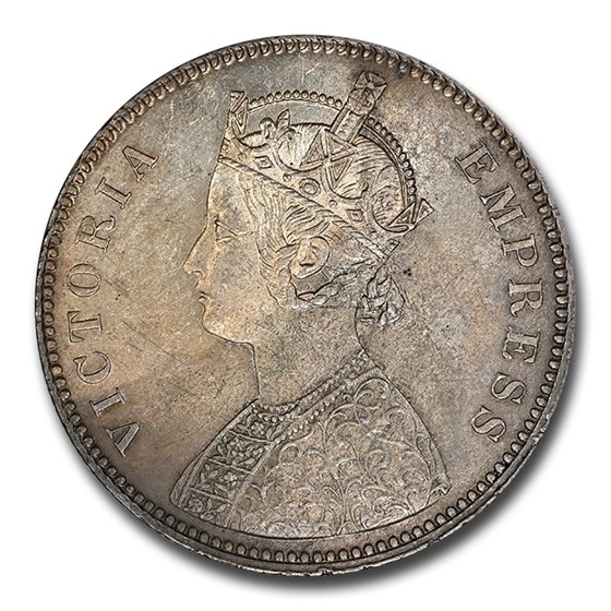 Buy 1882 India Silver Rupee Victoria MS-61 NGC | APMEX