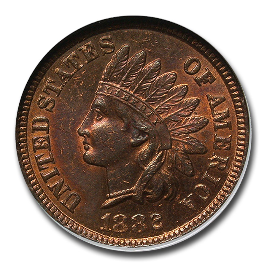 Buy 1882 Indian Head Cent MS-62 NGC (Red/Brown) | APMEX