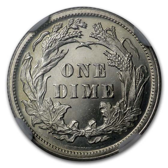 Buy 1882 Liberty Seated Dime PF-67 Cameo NGC | APMEX