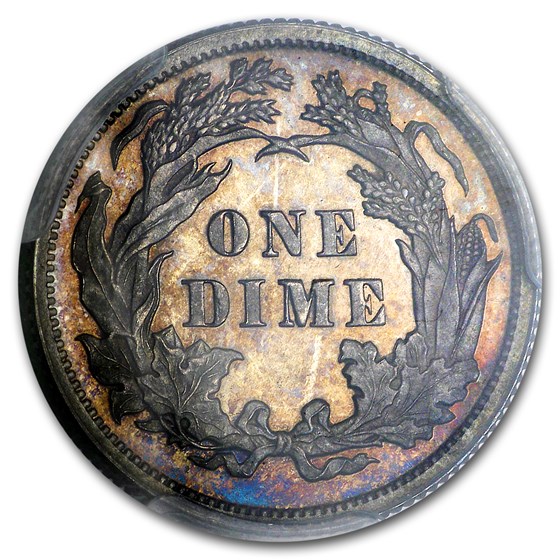 Buy 1882 Liberty Seated Dime PR-64 PCGS | APMEX