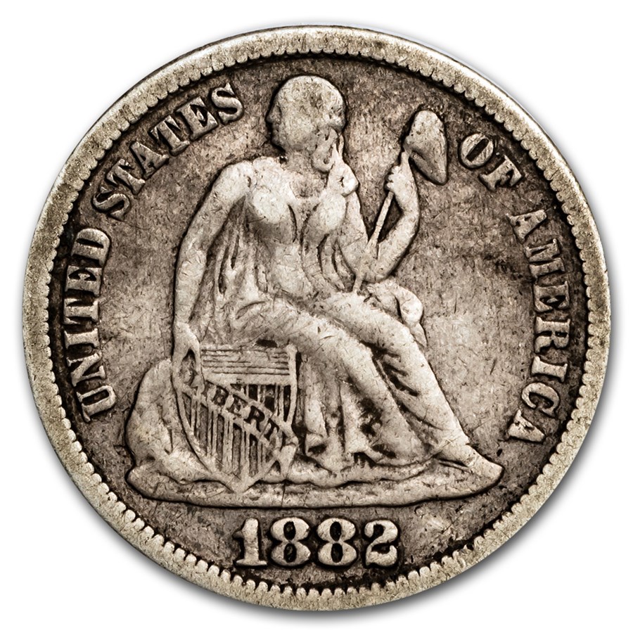 Buy 1882 Liberty Seated Dime VF | APMEX