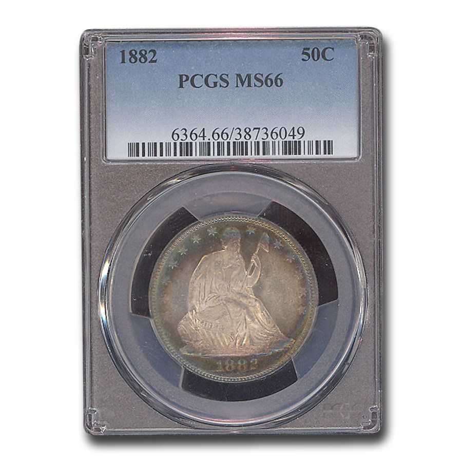 Buy 1882 Liberty Seated Half Dollar MS-66 PCGS | APMEX