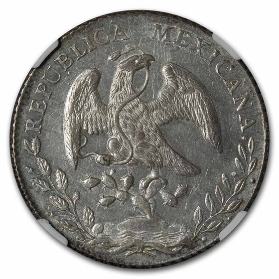 Buy 1882-Mo MH Mexico Silver 8 Reales MS-61 NGC | APMEX