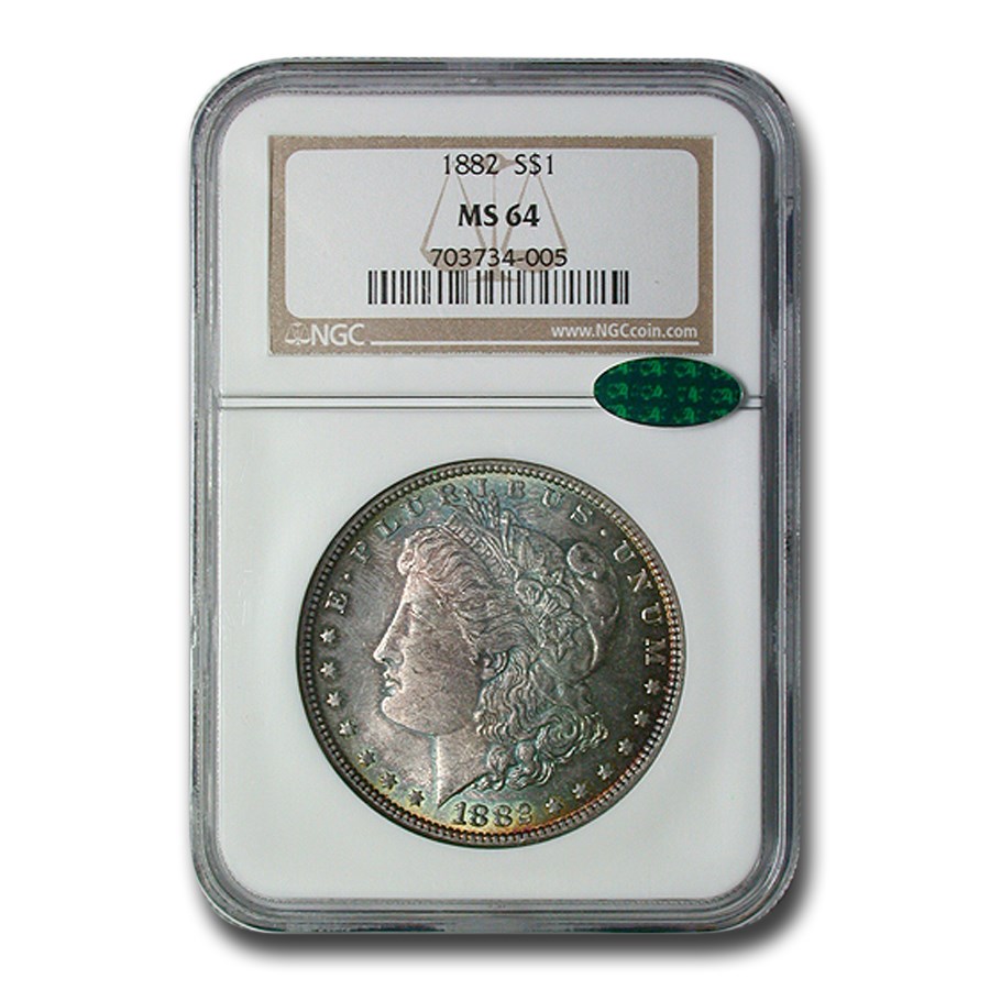 Buy 1882 Morgan Dollar MS-64 NGC CAC | APMEX