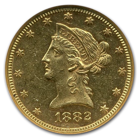 Buy 1882-O $10 Liberty Gold Eagle MS-61 PL NGC | APMEX