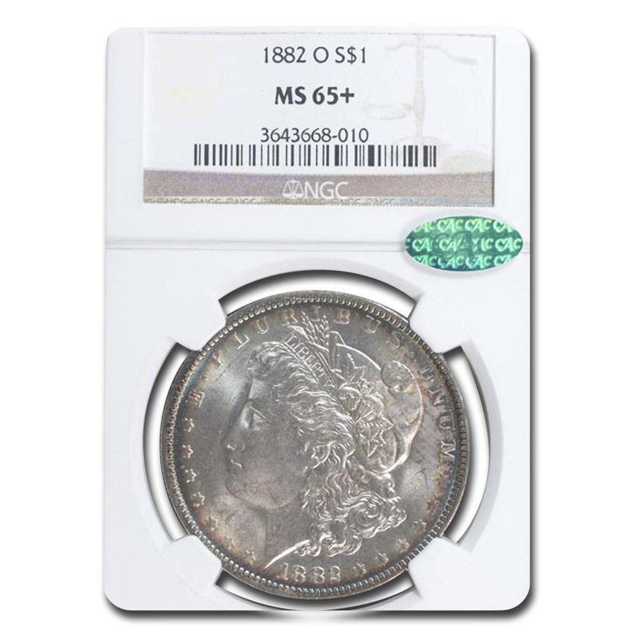 Buy 1882-O Morgan Dollar MS-65+ NGC CAC | APMEX