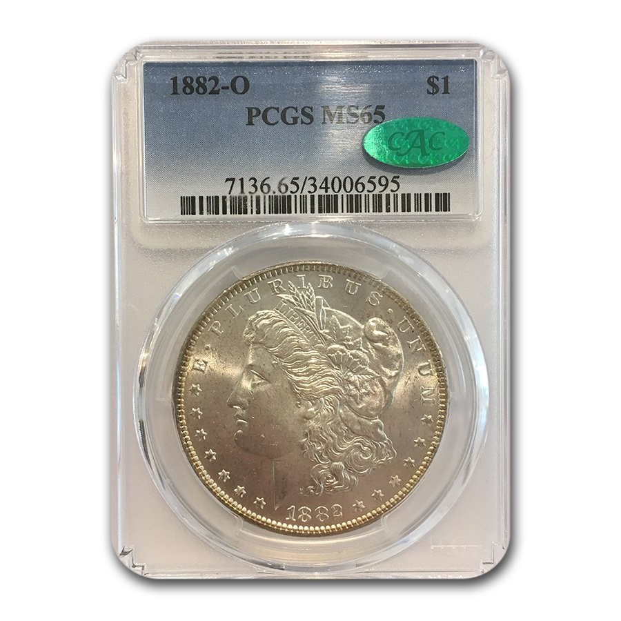 Buy 1882-O Morgan Dollar MS-65 PCGS CAC | APMEX