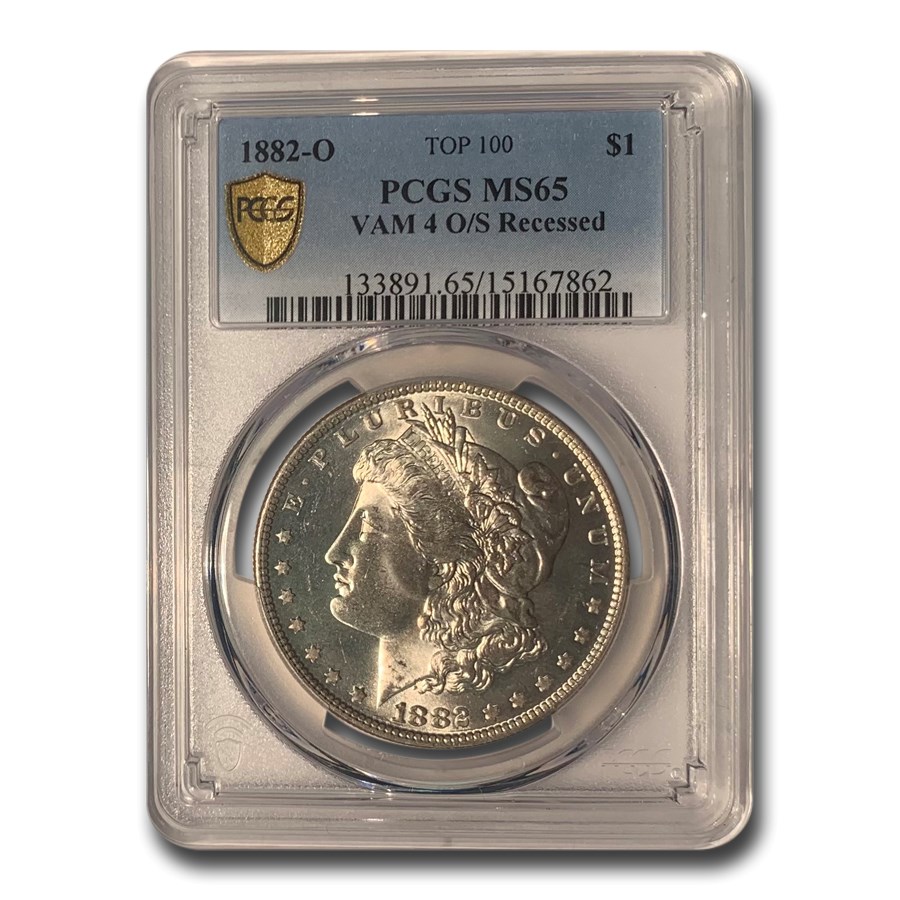 Buy 1882-O Morgan Dollar MS-65 PCGS (VAM-4 O/S Recessed, Top-100) | APMEX