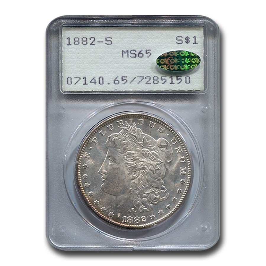 Buy 1882-S Morgan Dollar MS-65 PCGS CAC | APMEX