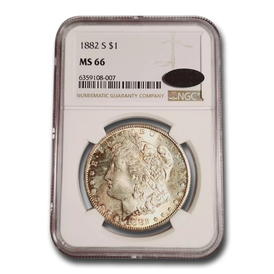 Buy 1882-S Morgan Dollar MS-66 NGC CAC | APMEX