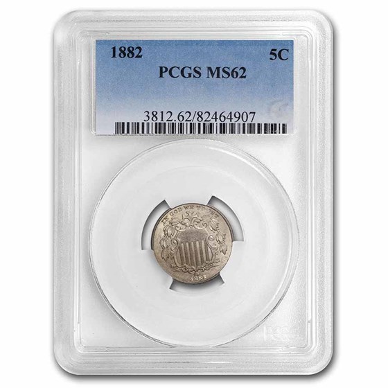Buy 1882 Shield Nickel MS-62 PCGS | APMEX