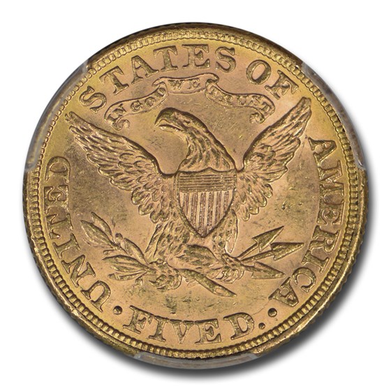 Buy 1883 $5 Liberty Gold Half Eagle MS-63+ PCGS | APMEX