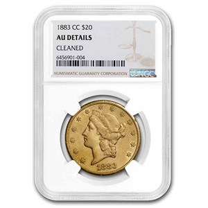 Buy 1883-CC $20 Liberty Gold Double Eagle AU Details NGC (Cleaned) | APMEX