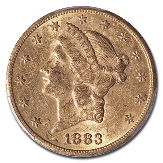 Buy 1883-CC $20 Liberty Gold Double Eagle MS-60 PCGS | APMEX
