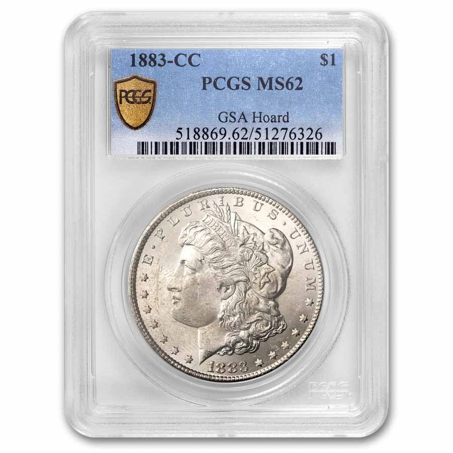 1883-CC Morgan Dollar MS-62 PCGS (GSA)