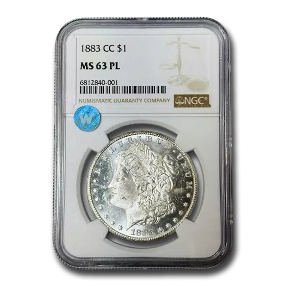 Buy 1883-CC Morgan Dollar MS-63 PL NGC | APMEX
