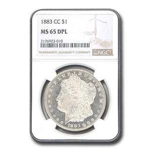Buy 1883-CC Morgan Dollar MS-65 DPL NGC | APMEX
