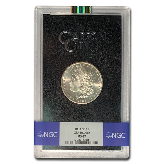 Buy 1883-CC Morgan Dollar MS-67 NGC (GSA) | APMEX