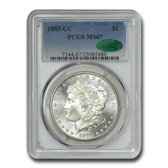 Buy 1883-CC Morgan Dollar MS-67 PCGS CAC | APMEX