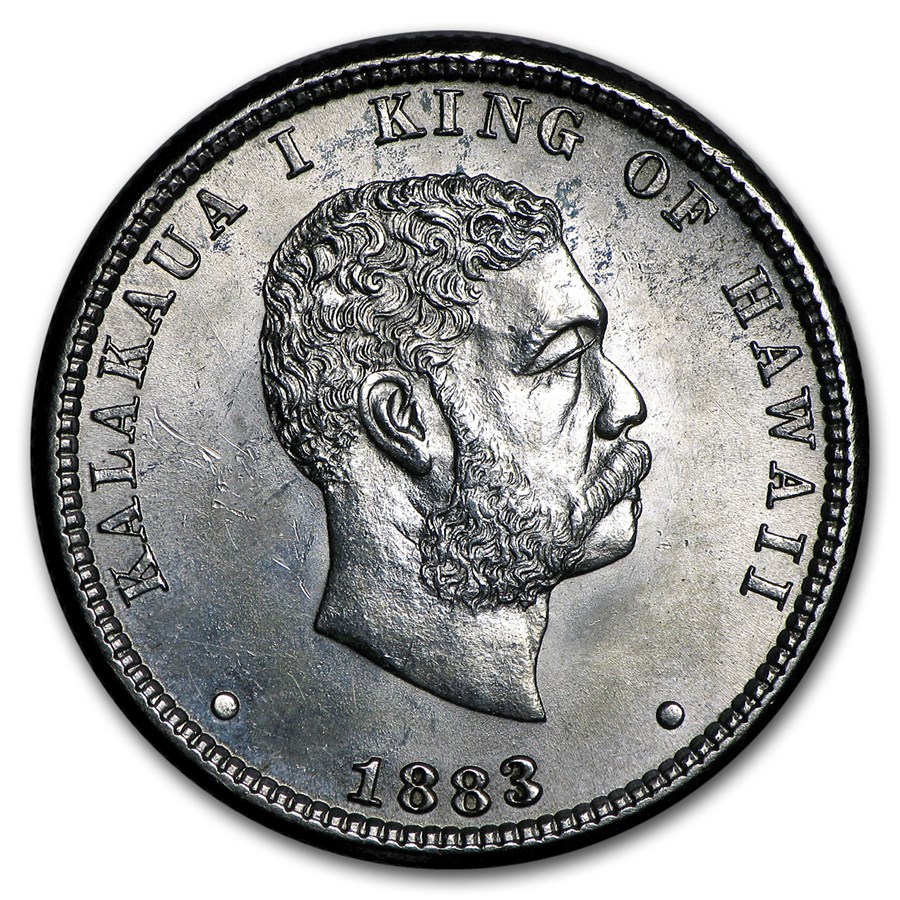 Buy 1883 Hawaii Quarter Kalakaua I Choice BU | APMEX