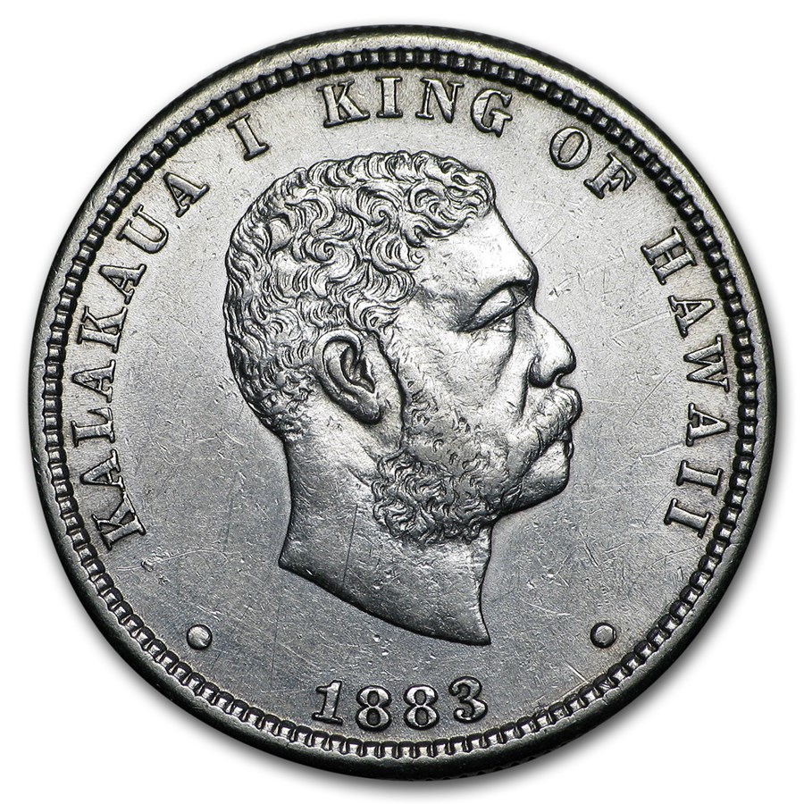 Buy 1883 Hawaii Quarter XF Details | APMEX