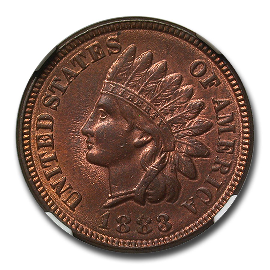 Buy 1883 Indian Head Cent MS-63 NGC (Red/Brown) | APMEX