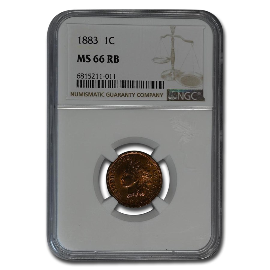 Buy 1883 Indian Head Cent MS-66 NGC (Red/Brown) | APMEX