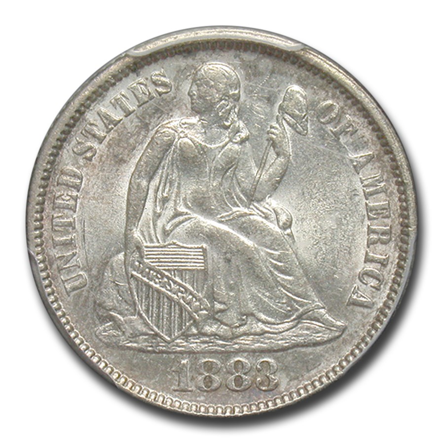 Buy 1883 Liberty Seated Dime MS-62 PCGS | APMEX